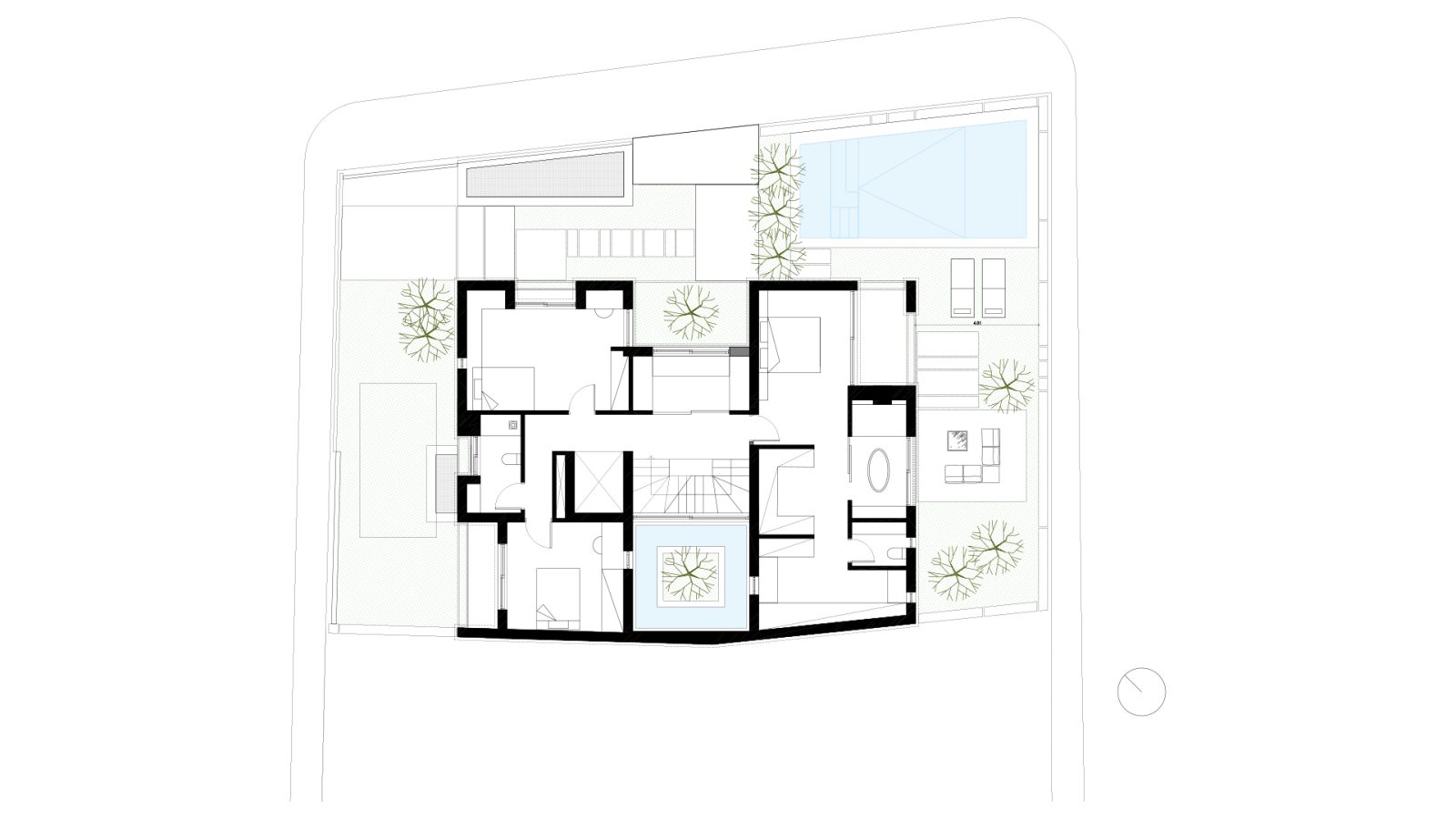 Three-storey residence in Kamatero - BIRUBIC