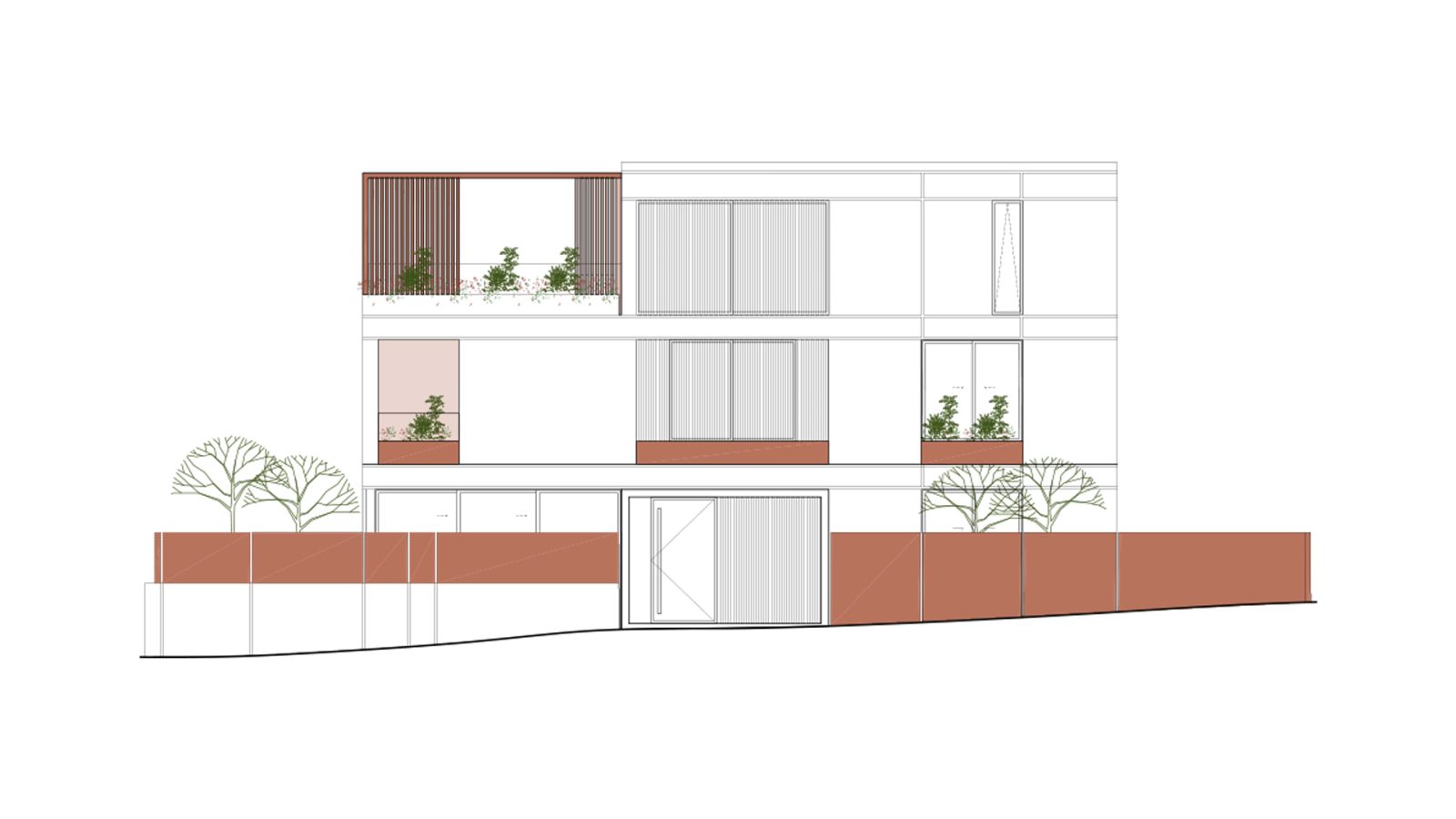 Three-storey residence in Kamatero - BIRUBIC