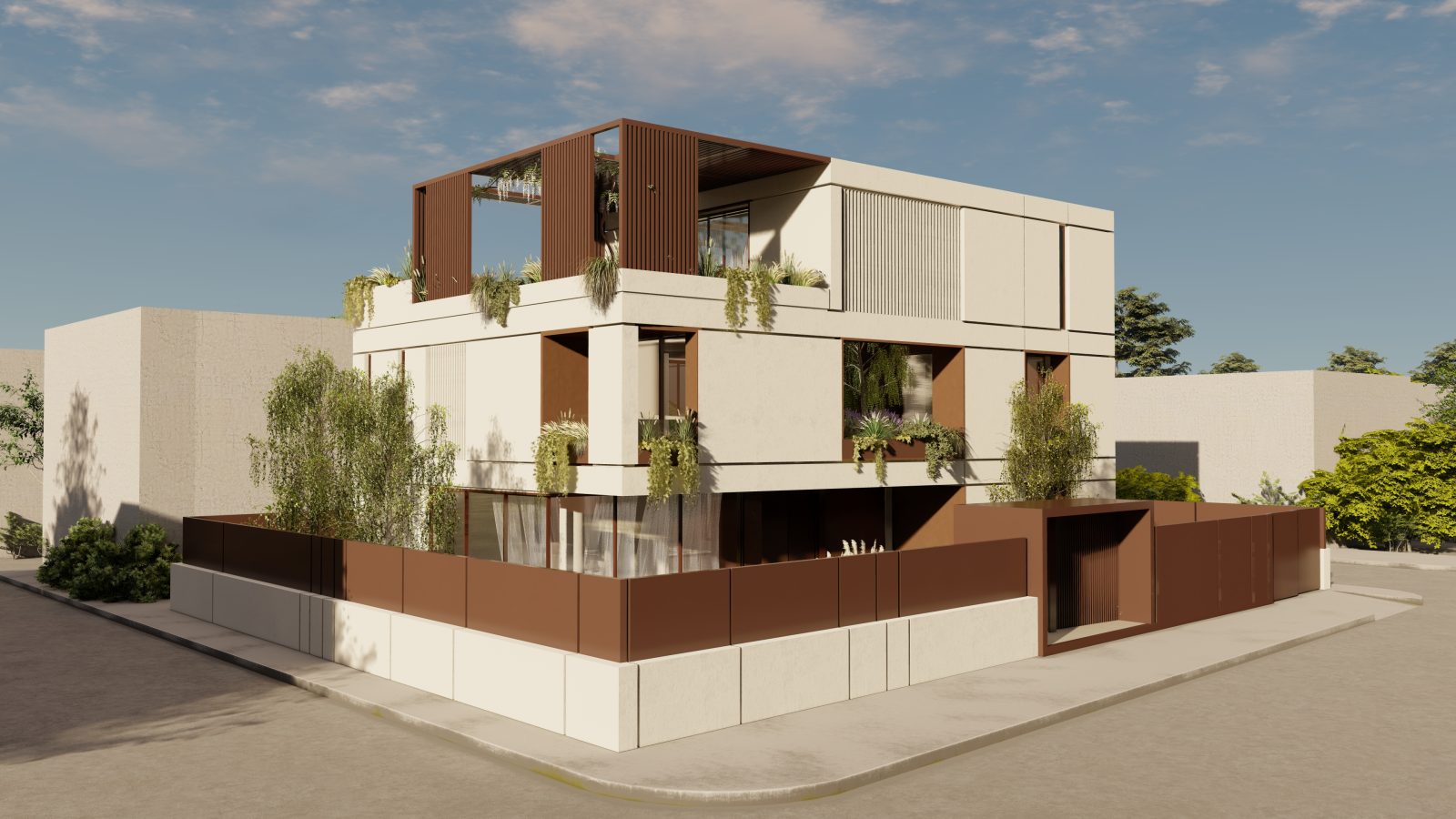 Three-storey residence in Kamatero - BIRUBIC
