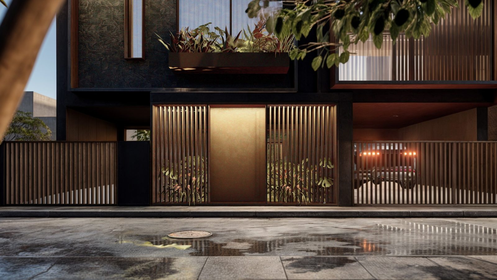 Residence in Kamatero Greece - Basalt House